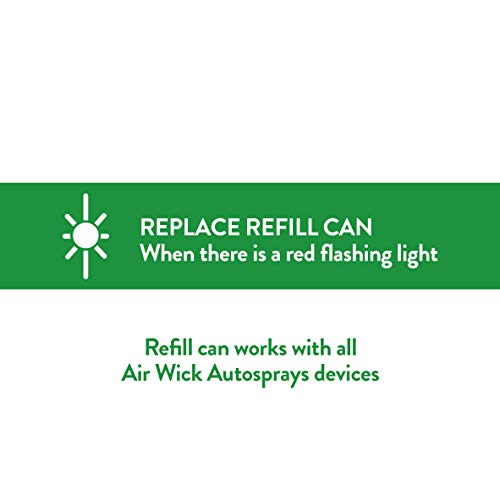 Air Wick Freshmatic Refill Automatic Spray, Fresh Pine and Juniper, 1ct, Holiday scent, Holiday spray, Essential Oils, Air Freshener, Odor Neutralization, Packaging May Vary