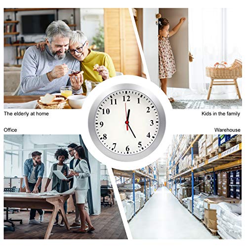 Newwings Hidden Camera Wall Clock Nanny Cam with Motion Detection, Indoor Security Spy Camera for Home and Office, No WiFi Vision No Audio