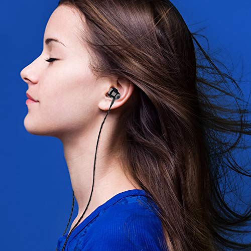 3 Packs Earbud Headphones with Remote & Microphone, findTop in Ear Earphone Brass Sound Noise Isolating Tangle Free for iOS and Android Smart Phones, Laptops