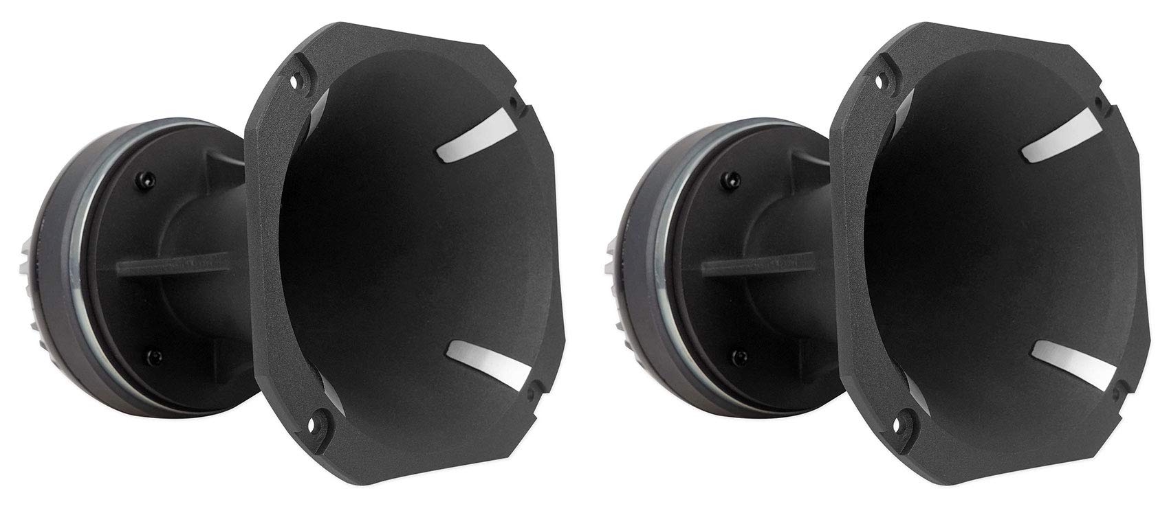 Rockville 2 HT120 2" 360w Car/Pro Aluminum Horn Titanium Tweeters 2" Voice Coils