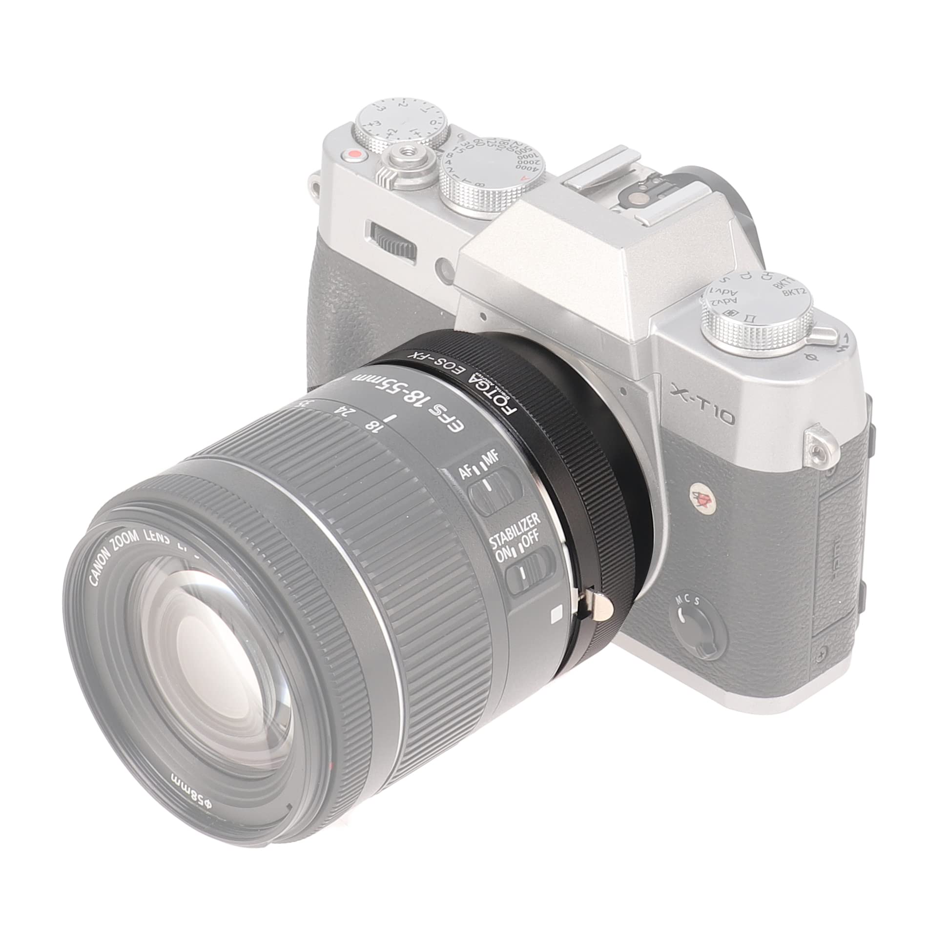FOTGA EOS-FX Adapter for Canon EOS EF EF-S Lens Compatiable with Fujifilm Fuji X-Mount Mirrorless Camera Body X-H2,X-H2S,X-T5,X-T4,X-E4,X-T200,X-T100,X-A20,X-T30 II,X-T20,X-Pro3,X-Pro2,X-S10,X-E2S