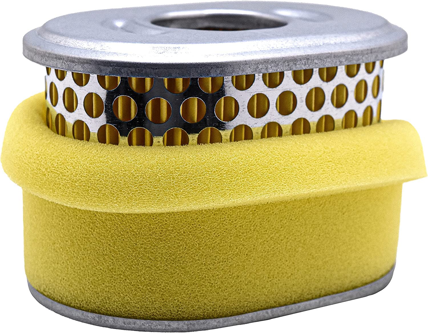 HQRP Filter Element Dual compatible with Honda 17210-ZE1-517/17210-ZE1-822/17210-ZE1-505/17210-ZE1-507 Replacement for Honda 5.5-6.5 HP Engines