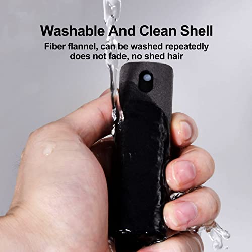 Fingerprint Proof Screen Cleaner 2PCS, Screen Cleaner Touchscreen Mist Spray for Electronic Smart Phone TV, Laptop, Tablet, PC, Computer Monitor LCD Flat Screens(Black)