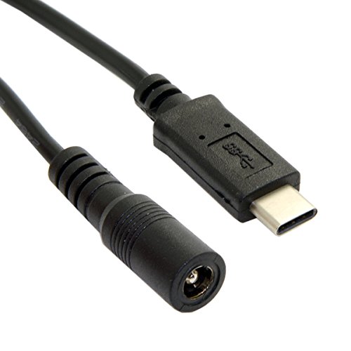 cablecc USB 3.1 Type C USB-C to DC 5.5 2.5mm Power Jack Extension Charge Cable for Air Pro 10cm