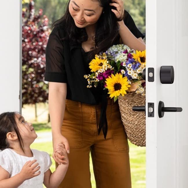 August Wi-Fi, (4th Generation) Smart Lock β Fits Your Existing Deadbolt in Minutes, Silver