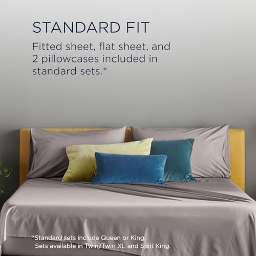 TEMPUR ProAir Sheet Set Cool Gray - Twin