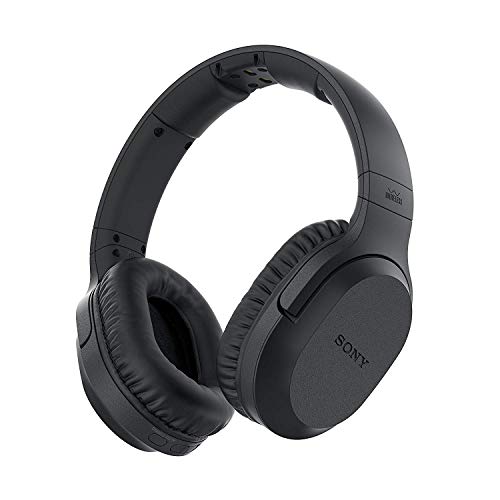 Sony Wireless Headphone & Cable Bundle β Wireless Home Theater Over-Ear Headphones Feature 150-Foot Range, Volume Control, Voice Mode, 20-Hr Battery Life β 6-ft 3.5mm Stereo + NeeGo RCA Plug Y-Adapt