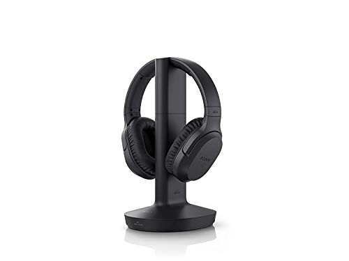 Sony Wireless Headphone & Cable Bundle β Wireless Home Theater Over-Ear Headphones Feature 150-Foot Range, Volume Control, Voice Mode, 20-Hr Battery Life β 6-ft 3.5mm Stereo + NeeGo RCA Plug Y-Adapt