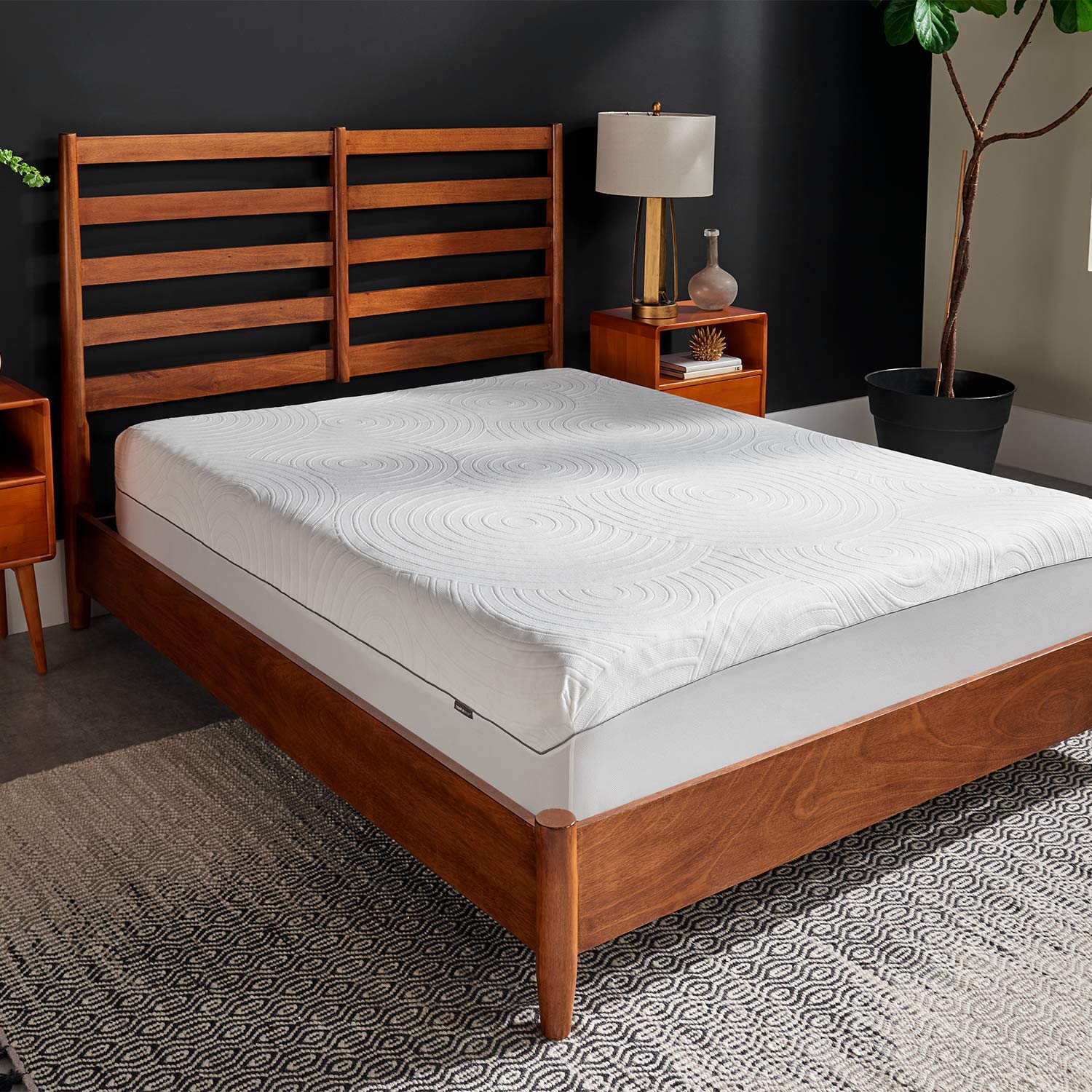 Tempur-Pedic Protect Waterproof Mattress Protector and TEMPUR-Adapt (Supreme) 3" Memory Foam Mattress Topper Bundle, Queen, White