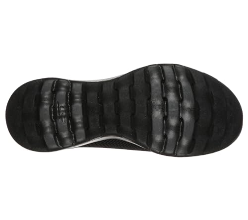 Skechers womens Walking Sneaker, Black, 9.5 US