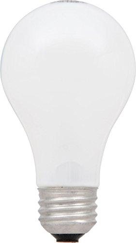 SYLVANIA Halogen A19 Light Bulb, 43W=60W Equivalent, E26 Medium Base, 600 Lumens, 100 CRI, 2700K Soft White - 4 Pack (50005)