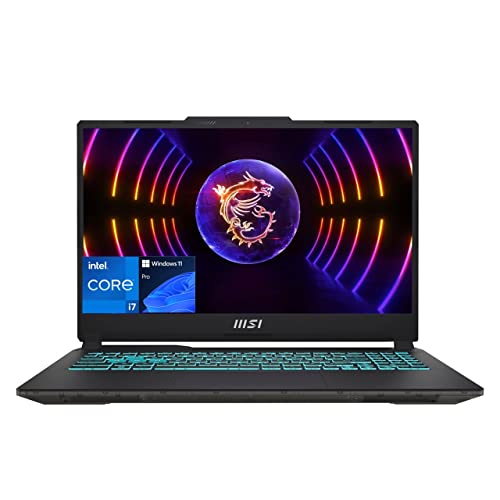 MSI Cyborg Gaming Laptop, 15.6" 144hz IPS FHD Display, GeForce RTX 4060, Intel 10-Core i7-12650H, 32GB DDR5, 512GB PCIe SSD, Backlit KB, Wi-Fi 6, HDMI, RJ45, Type-C, Win 11 Pro, Black