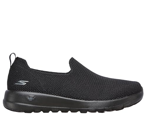 Skechers womens Walking Sneaker, Black, 9.5 US