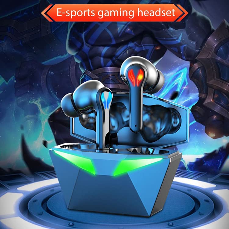 Low Latency Wireless Earphone TWS Gaming Headset with Bass Waterproof Sports Headphones Gamer Earbuds for iPhone, Samsung,LG and Other Mobile Phones, Tablets,TV's, Smart Bluetooth Devices