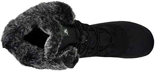 Kamik Women's Momentum 2 Snow Boot, Black/Black/Black, 8 W US