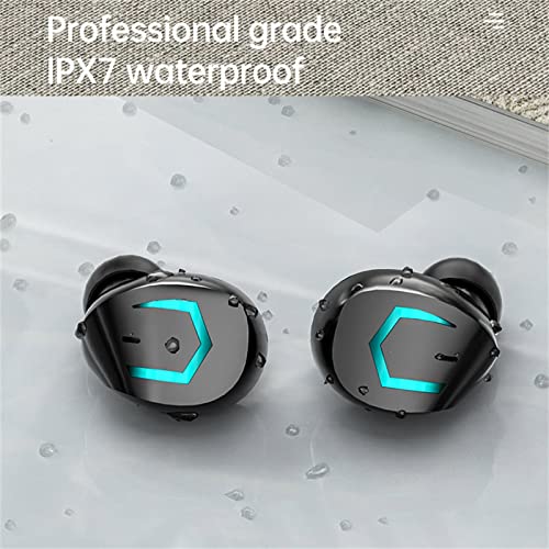 Wireless Bluetooth Headphones, HiFi Stereo Sound & Noise Reduction, Waterproof Digital Display Touch-Control Bluetooth 5.2 Earbuds, for Sport, Gaming