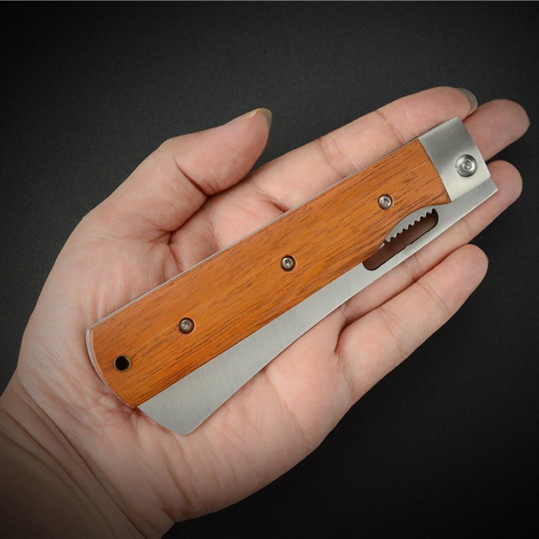 Lifespace 440A Stainless Steel Folding Japanese Chef Knife - Fantastic outdoor knife