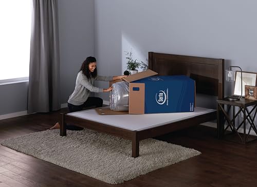 Serta 9" Gel Infused Memory Foam Mattress - Queen, White/Gray