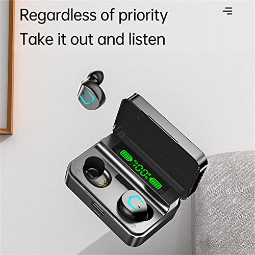 Wireless Bluetooth Headphones, HiFi Stereo Sound & Noise Reduction, Waterproof Digital Display Touch-Control Bluetooth 5.2 Earbuds, for Sport, Gaming