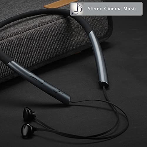 ESSONIO Bluetooth Headphones Wireless Earbuds Neckband with mic Noise Cancelling Wireless Headset 400 Hours Standby timefor Sports