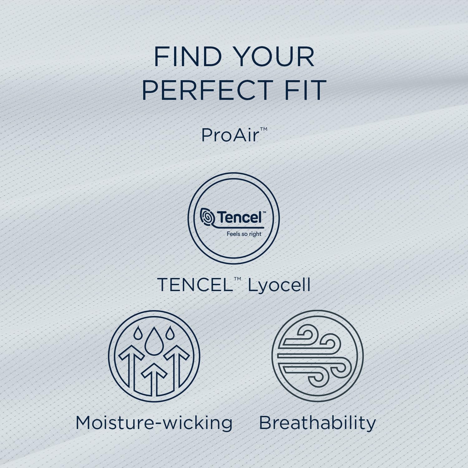 TEMPUR ProAir Sheet Set Cool Gray - Queen