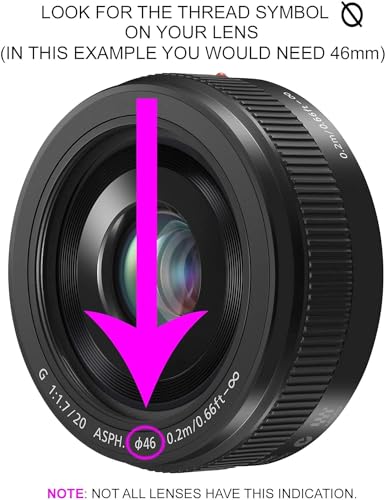 10x High Definition 2 Element Close-Up (Macro) Lens for Nikon, Canon, Sony, Panasonic, Fujifilm, Pentax & Olympus DSLR's (40.5mm)