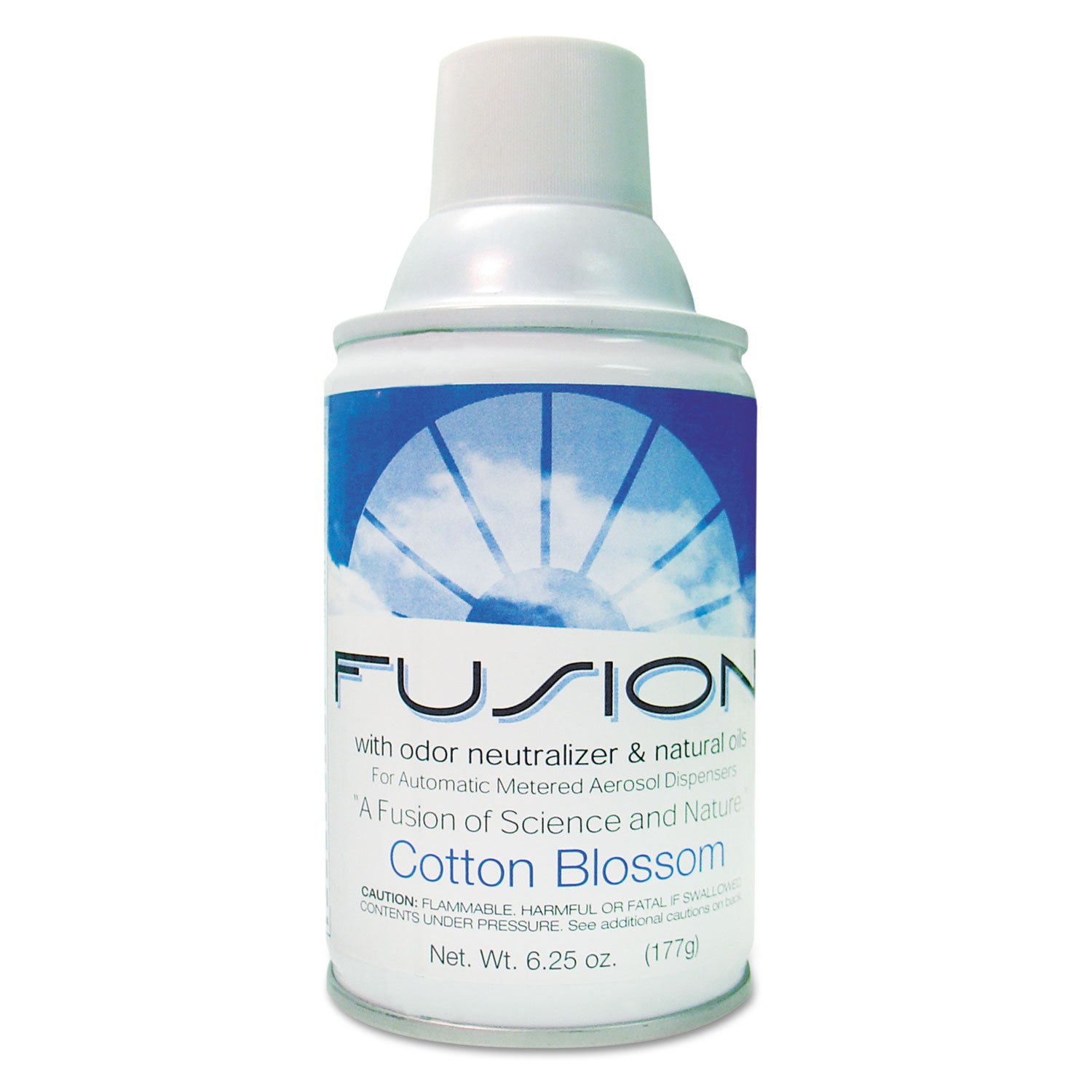Fresh Products MA12BL Fusion Metered Aerosols, Cotton Blossom, 6.25 oz Aerosol, 12/Carton