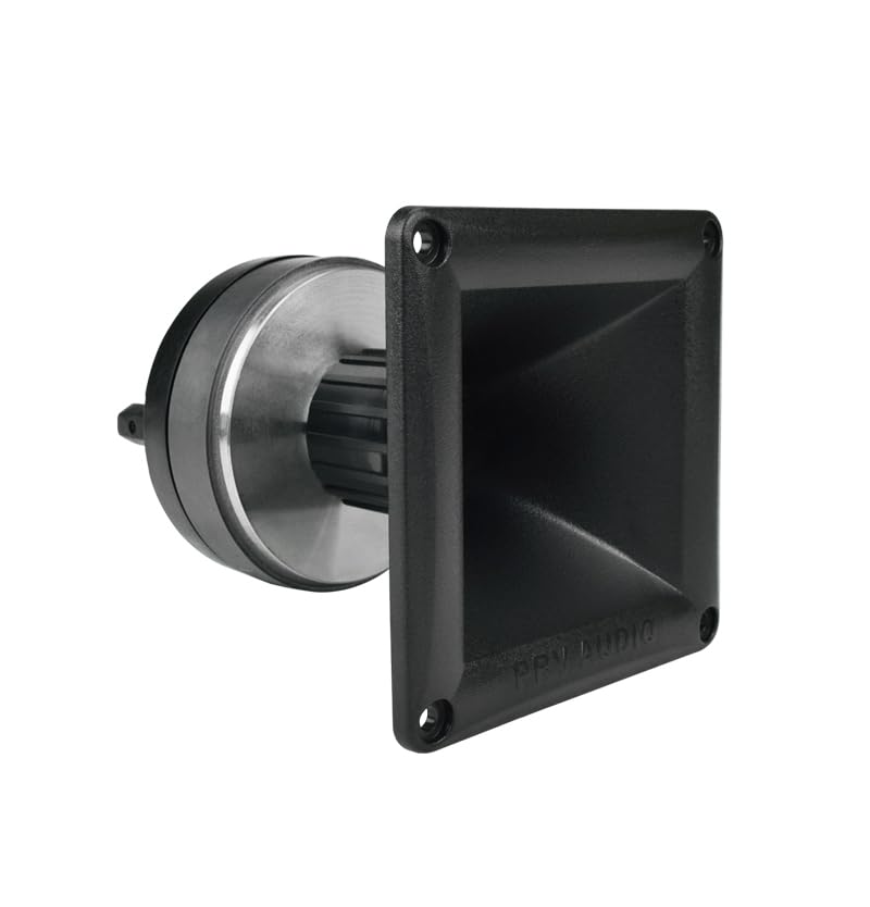 PRV AUDIO 1" Horn Driver WG230Ti 60 Watts 8 Ohm, 105dB, Titanium Diaphragm High Frequency Compression Driver and Horn Combo