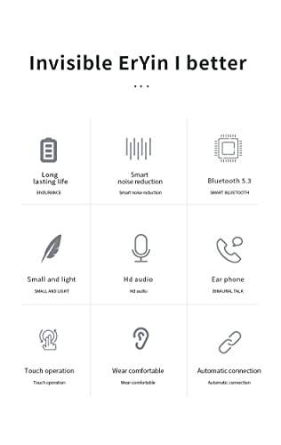 LmtLessDeals Wireless Bluetooth Earbuds Game Headphones 5.3 BT HiFi Stereo Premium Sound with Heavy Bass Shock K20 Touch Control Smart Noise Reduction Long Battery Life