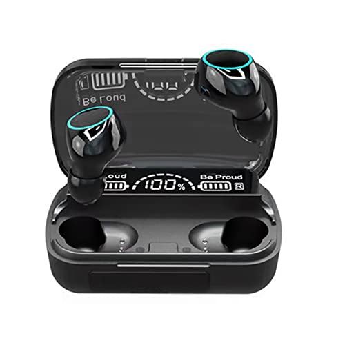 CENGNIAN Wireless Earbuds Bluetooth Headset LED Power Display, Ear Buds Headphones, Ear Budsstereo Earphones 5.2 in-Ear Type, Built-in Mic Headset Premium Deep Bass for Sport with Charging Case