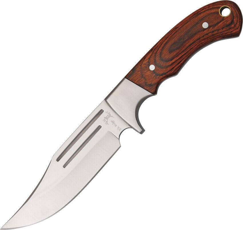 PIÑATAS OLE Elk Ridgev9 Upswept Fixed Blade Wood handle Knife Hunter Hunting 052 805319046615