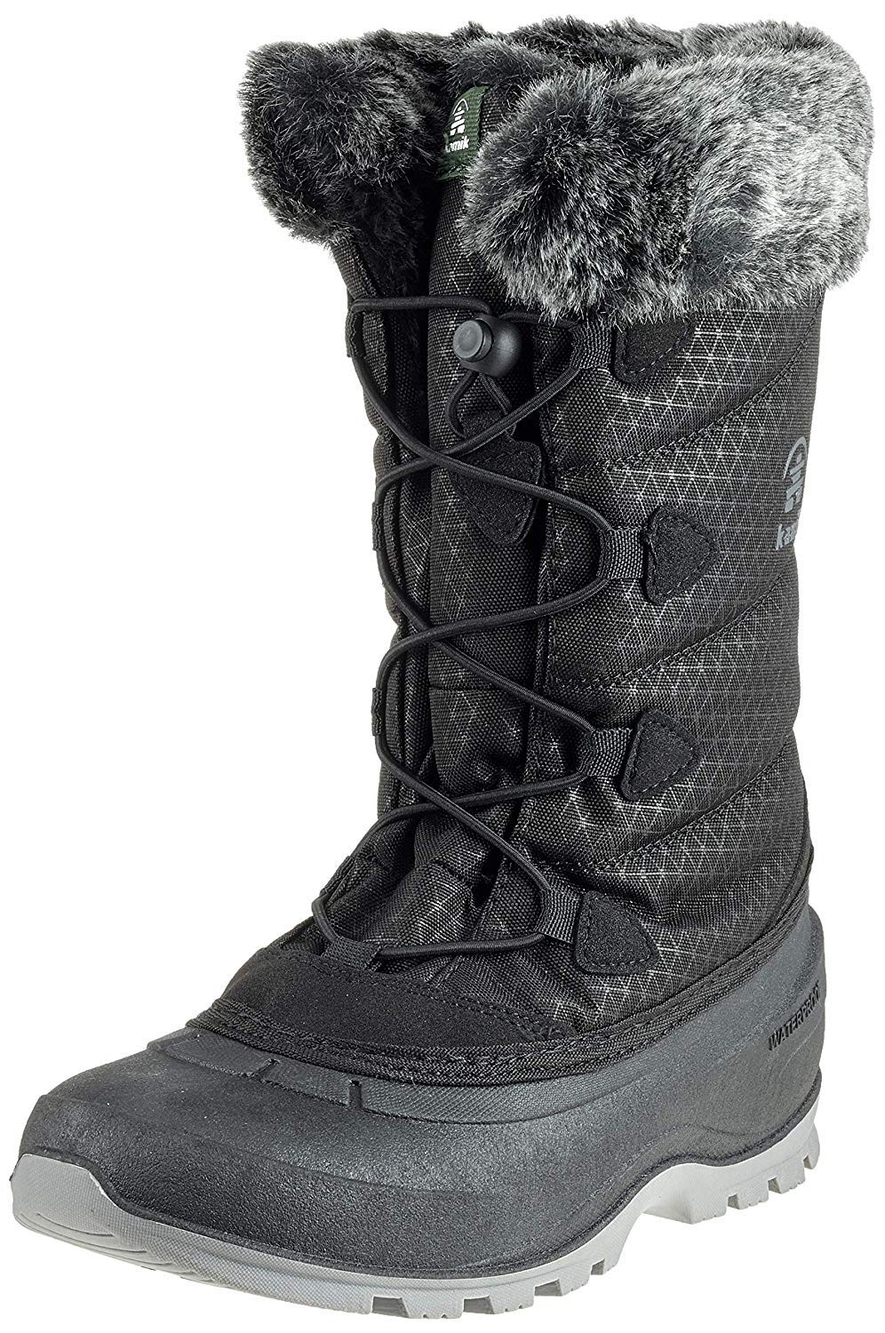 Kamik Women's Momentum2 Snow Boot, Black (Original) Size 7