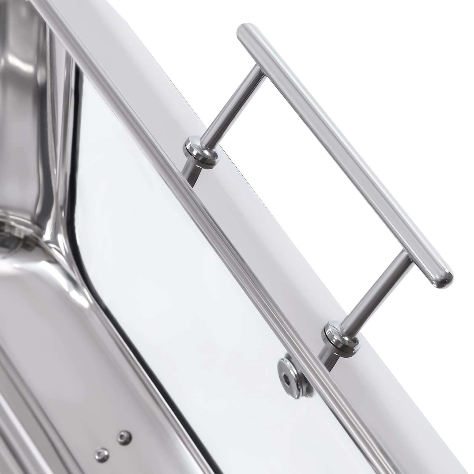 Electric Food Warmers 9L/ 9.5QT Stainless Steel Buffet Server and Warming Tray, 2 Chafing Dishes Tray Chafing Dish Buffet Set with Adjustable Temperature for Parties, Entertaining