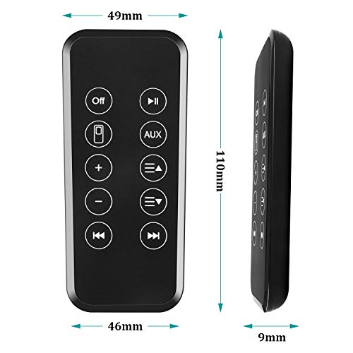 Replacement for Bose SoundDock 10 Remote with CR2025 Battery, Also Fit for Bose Sounddock Series 2 3 II III Bluetooth Digital Music System Remote Control