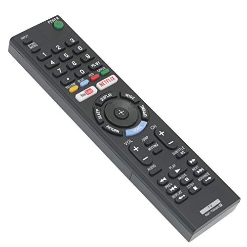 RMT-TX300U Replace Remote Control fit for Sony Bravia TV KD-43X7007E KD-43X700E KD-43X720E KD-49X7007E KD-49X700E KD-49X720E KD-50X690E KD-55X7007E w You Tube YouTube Netflix Shortcut App Key