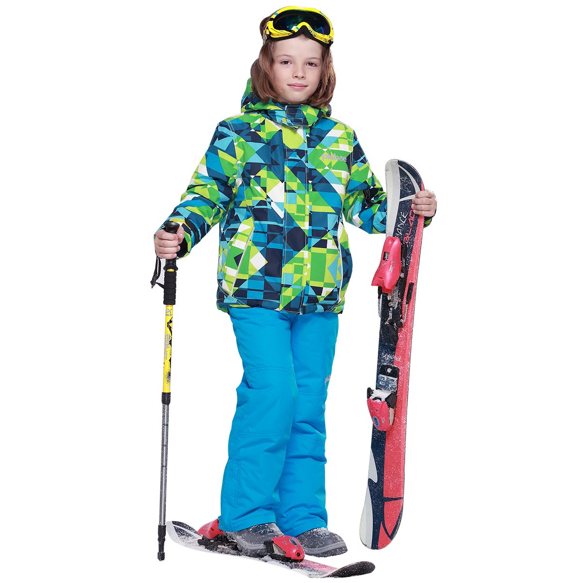 PHIBEE Big Boy's Waterproof Breathable Snowboard Ski Jacket Size 12