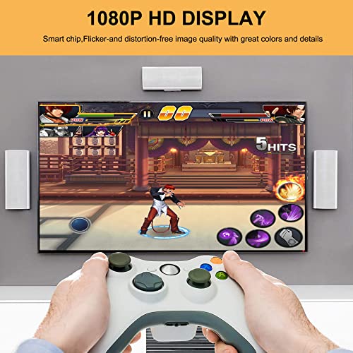 RCA to HDMI Converter,AV to HDMI Adapter,1080P Composite CVBS to HDMI Video Audio Converter Adapter for PC Laptop Xbox PS4 PS3 TV STB VHS VCR Camera DVD