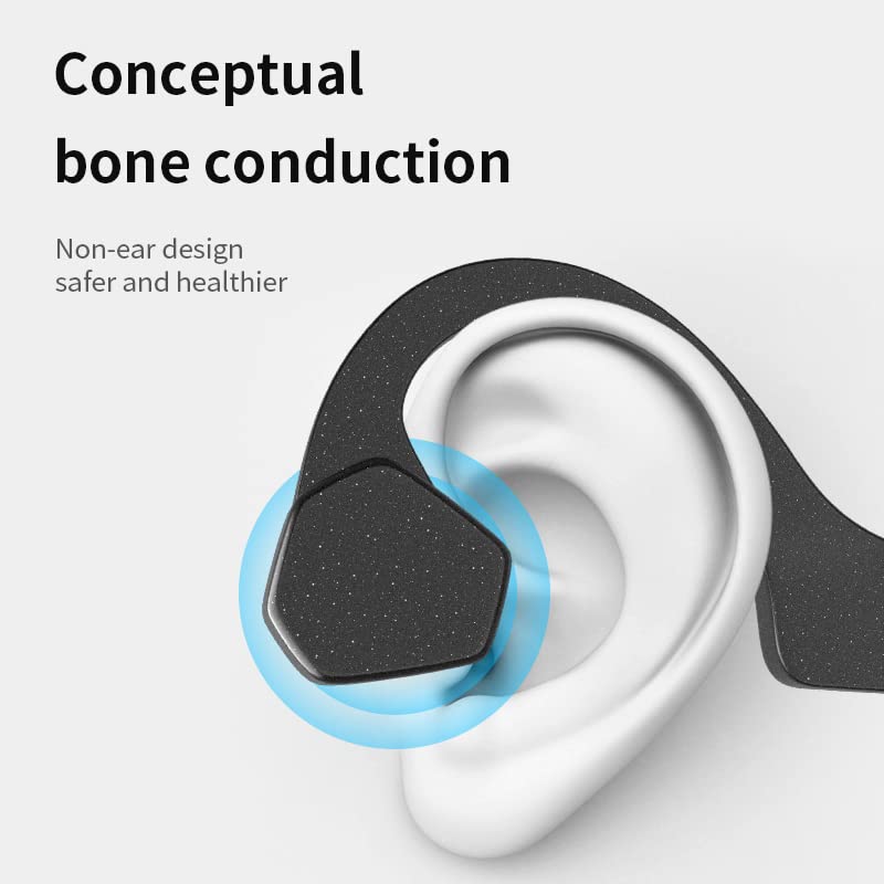 New Wireless Bluetooth Headset Bone Conduction Earphone Running Sports Ear Hook,Lightweight