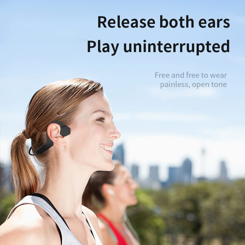 New Wireless Bluetooth Headset Bone Conduction Earphone Running Sports Ear Hook,Lightweight