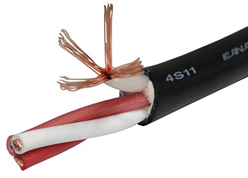 4 Units - 6 Inch - Canare 4S11 – Audiophile Grade - 11AWG - HiFi Speaker Jumper Cable Terminated with Gold Banana to Spade Connectors