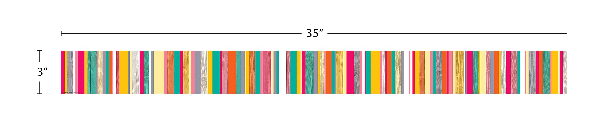 Teacher Created Resources 2658 Tropical Punch Straight Border Trim
