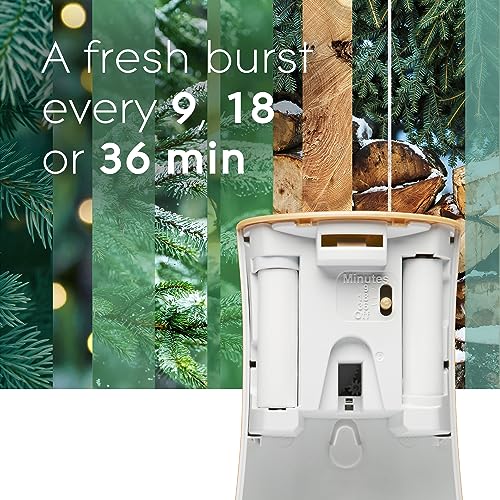 Glade Automatic Spray Refill, Air Freshener for Home and Bathroom, Twinkling Pine & Cedar, Limited Edition Scent, 6.2 Oz, 2 Count