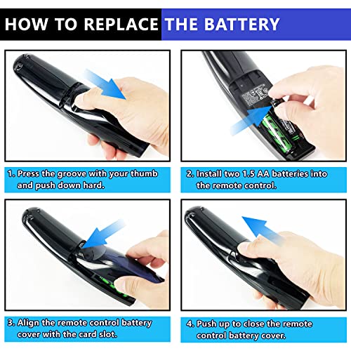 Universal Remote Control fit All LG Smart-TV,for LG LCD LED UHD QLED 4K HDR TVs(NO Voice Function and Flying Mouse Function)