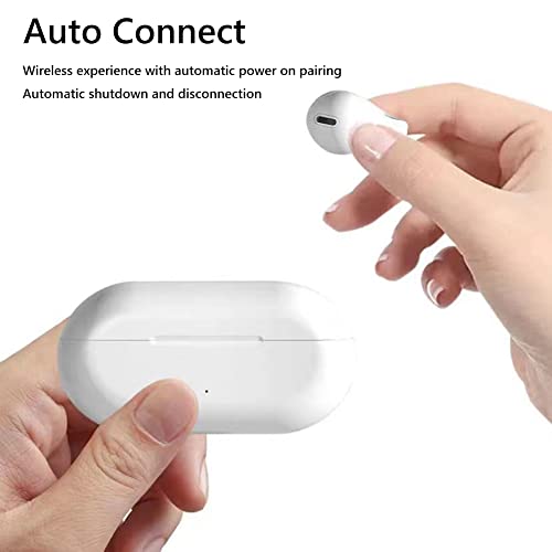 AIIONP Wireless Ear Clip Bone Conduction Headphones, 2023 New Bluetooth Open Ear Headphones, Comfortable Mini Bone Conduction Headphones for Gym Sports Running Cycling Workout (White)