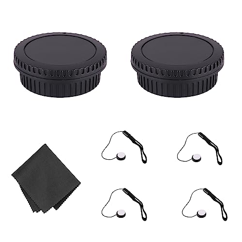 Rear Lens Cap Cover Compatible with All Canon EOS EF EF-S Camera Lens,EOS Rebel T7 T6 T5 90D 80D 77D 70D 60D 5Ds 1DX 5D 7D / 6D Mark II III 200D Rebel SL3 SL2 T8i T7i T6i T6S T4i T5i T5 T3