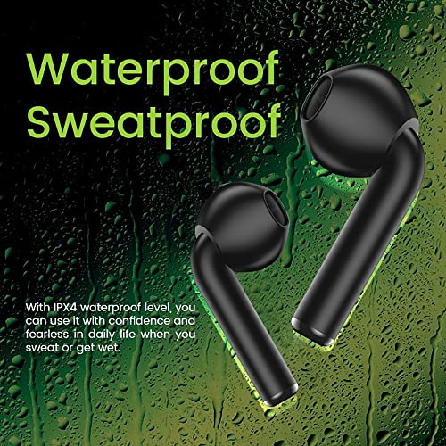 ZTE Buds- Noise Canceling Wireless Earbuds,Bluetooth Earphones,Waterproof IPX4 Low Latency in Ear Headphones-Suitable for Android and iOS,Black