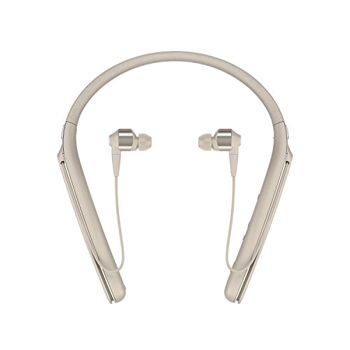 Sony Premium Noise Cancelling Wireless Behind-Neck in Ear Headphones - Gold (WI1000X/N)