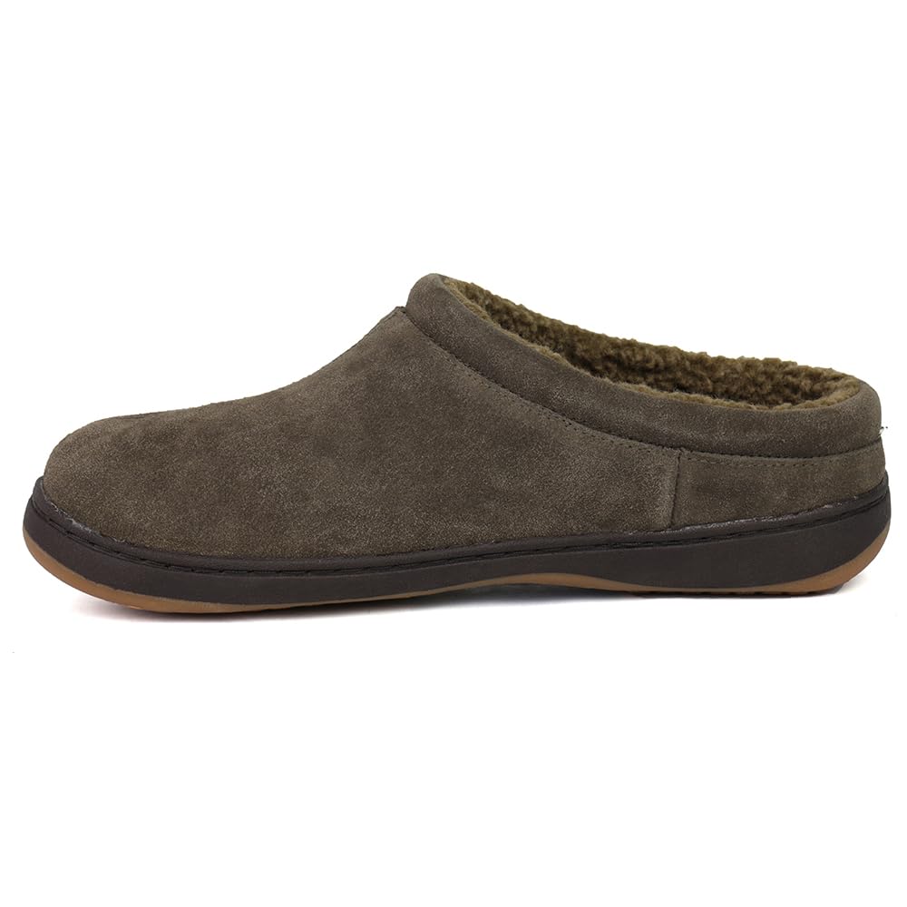 Tempur-Pedic Mens Arlow Scuff Casual Slippers Casual - Grey - Size 10 D