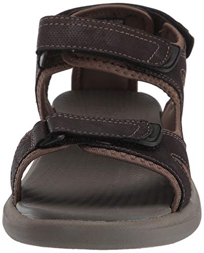 Nunn Bush Men's Rio Vista 3 Strap River Sandal Water Shoe, Brown Multi,7 M US
