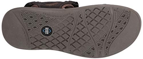Nunn Bush Men's Rio Vista 3 Strap River Sandal Water Shoe, Brown Multi,7 M US